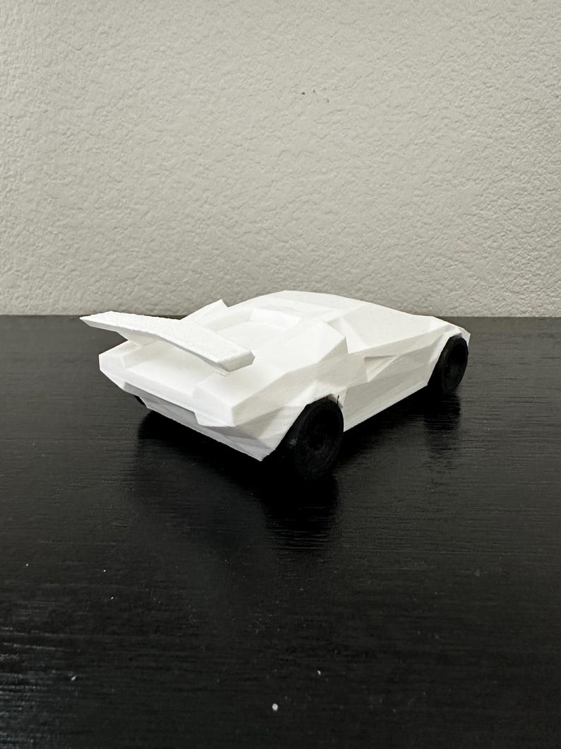 Lamborghini Countach Low Polygon Desktop Display Model Unique ...