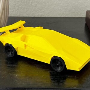 Lamborghini Countach Low Polygon Desktop Display Model Unique ...