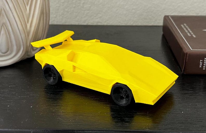 Lamborghini Countach Low Polygon Desktop Display Model Unique ...