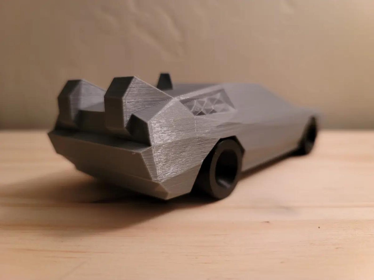 DMC Delorean Back to the Future Low Polygon Desktop Display Model Car ...