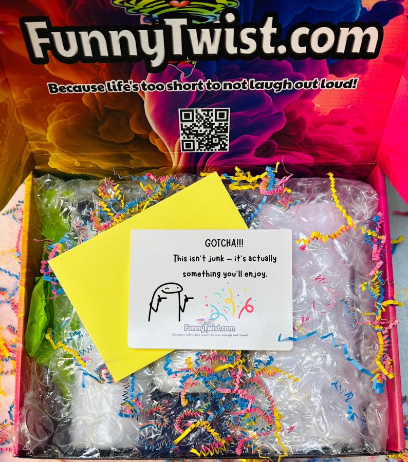 Funny Twist Box, Sarcastic Gift, Gift Set , Box With Unexpected Twist ...