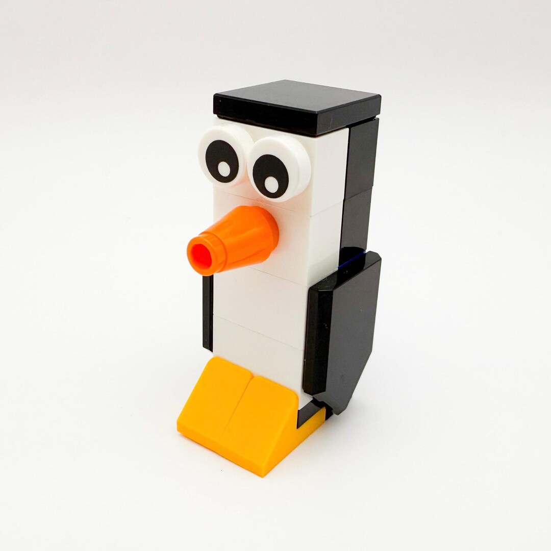 Penguin Figure Kit Lego Build Your Own - Etsy