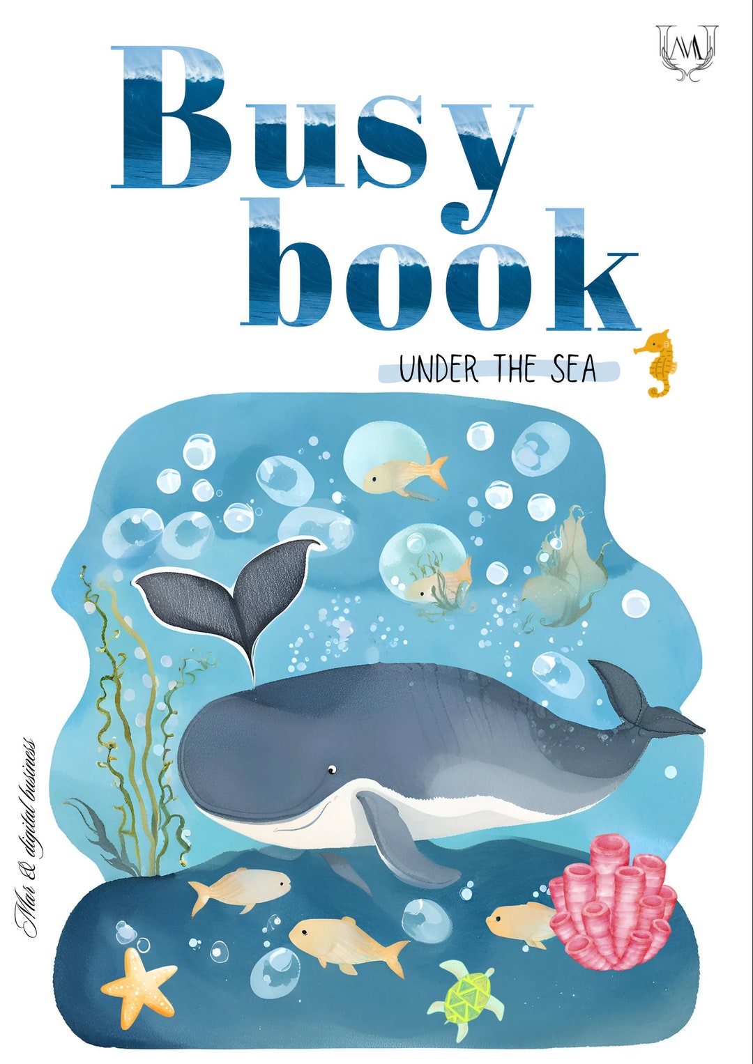 Busy Book - Under the Sea / Preschool Busy Book - Etsy