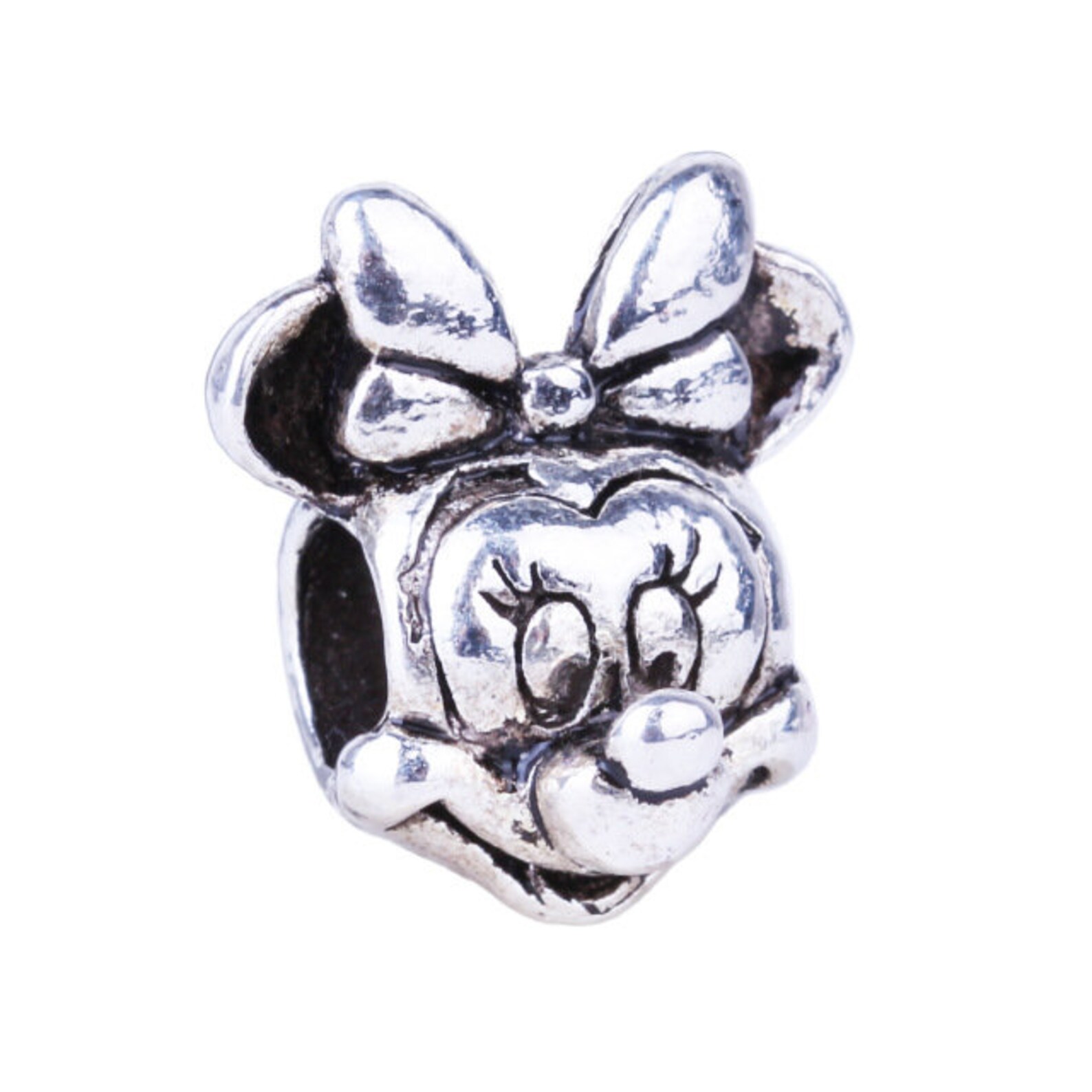 Pandora Size Minnie Mouse Head European Bead Charms Silver for ...