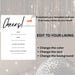 Editable Digital Bar Menu Template Customizable Cocktail Menu, Wedding ...