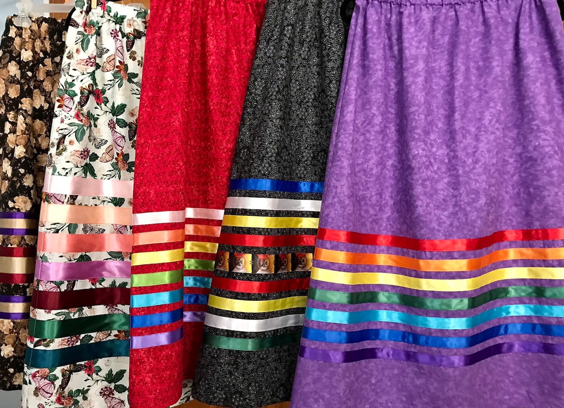 Womens Ribbon Skirt Made to Order Four Direction / - Etsy