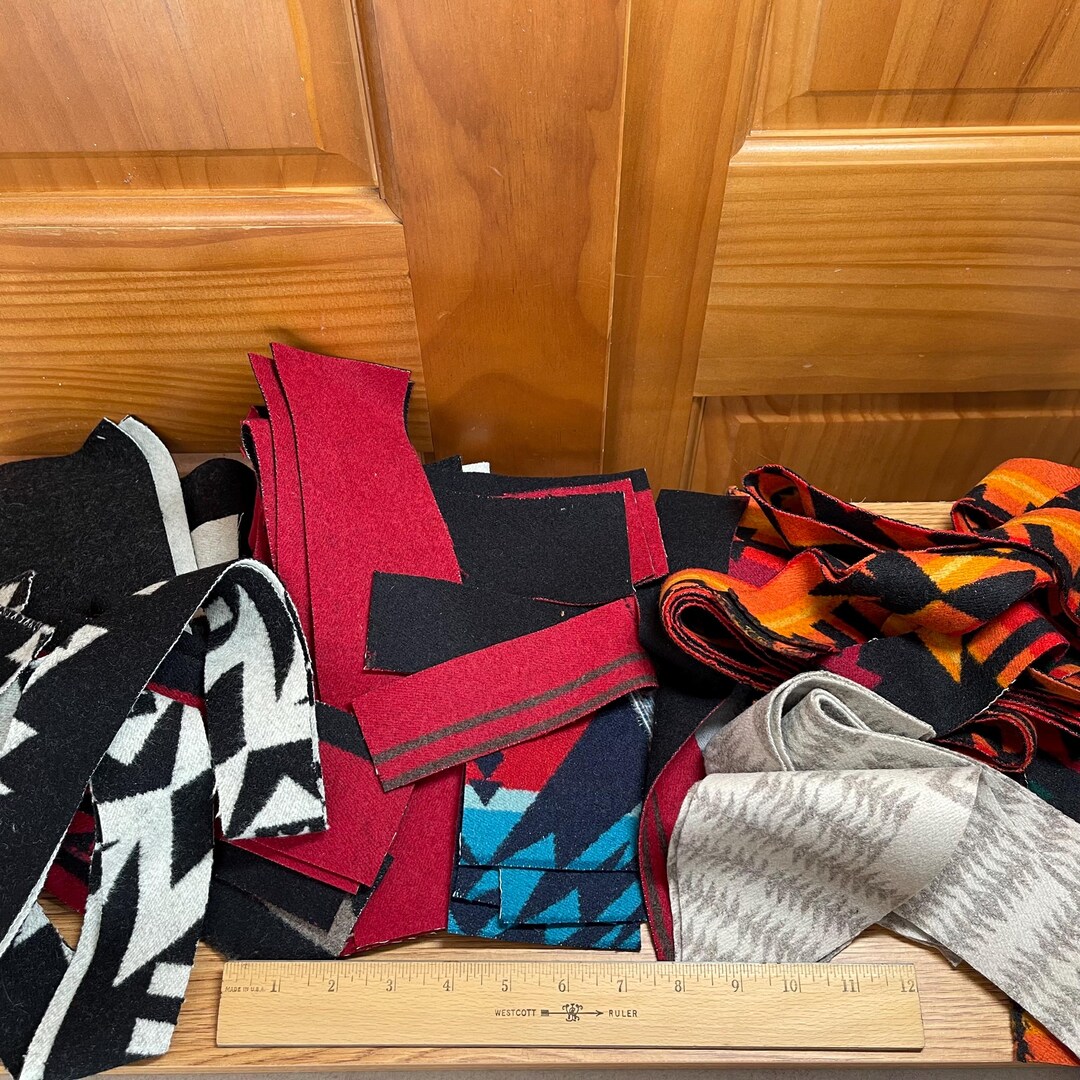 Pendleton Wool Crafting Remnants Variety of Sizes and Colors - Etsy