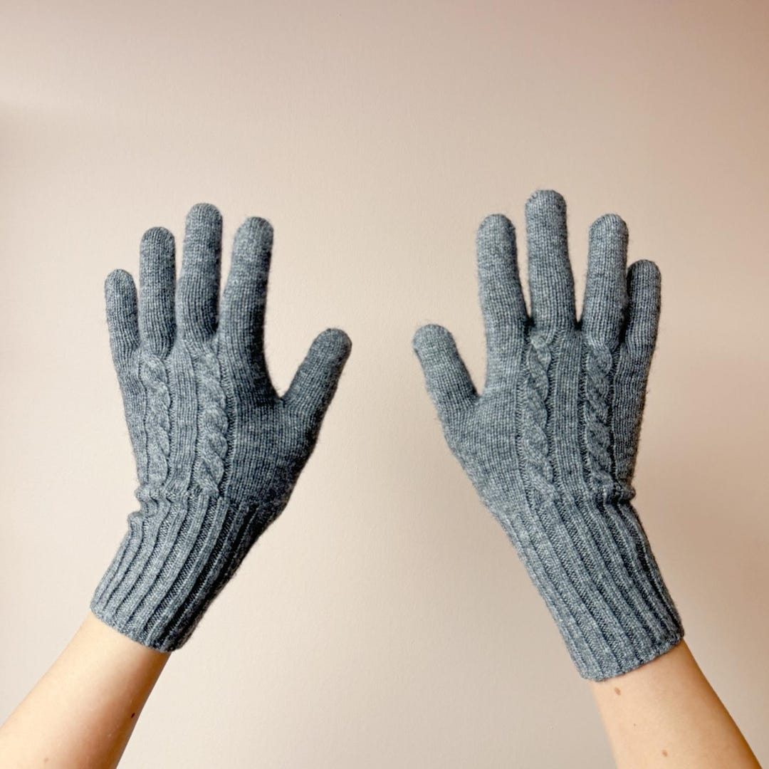 Cashmere Merino Wool Winter Gloves | 5 Colors | Fleur D'eve by Econica ...