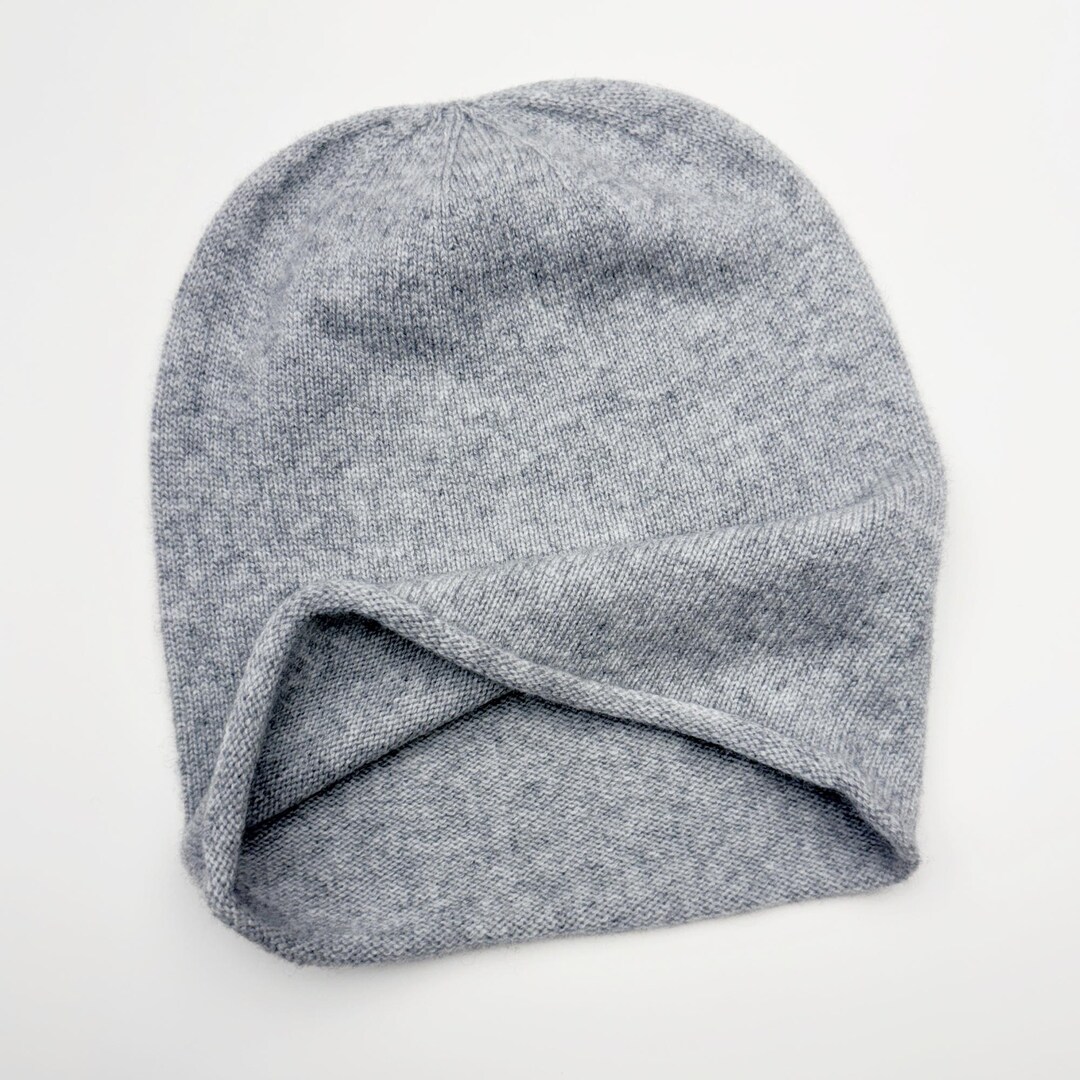 FLASH SALE Thin Cashmere Beanie With Rolled Hem | 8 Colors | Women’s ...