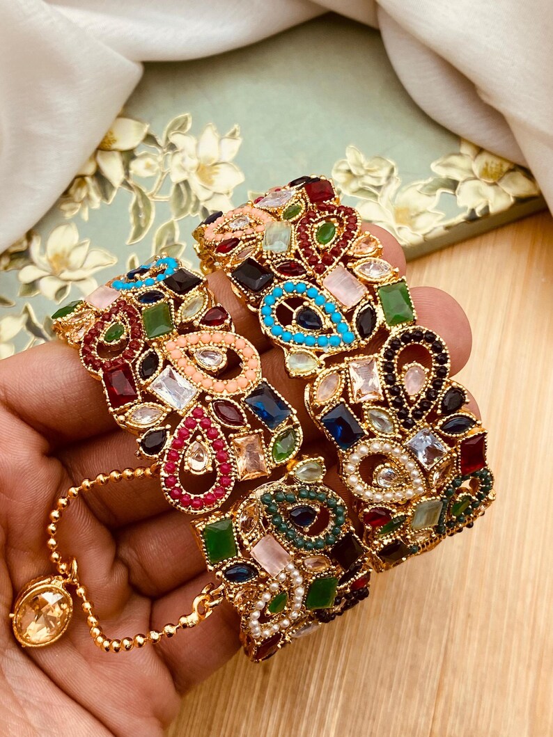Bangles Nauratan, Pakistani Openable Bangles, Indian Bangles, Pakistani ...