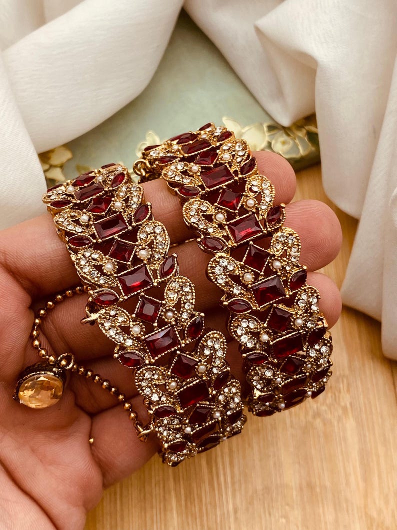 Bangles, Pakistani Openable Bangles, Indian Bangles, Pakistani Jewelry ...