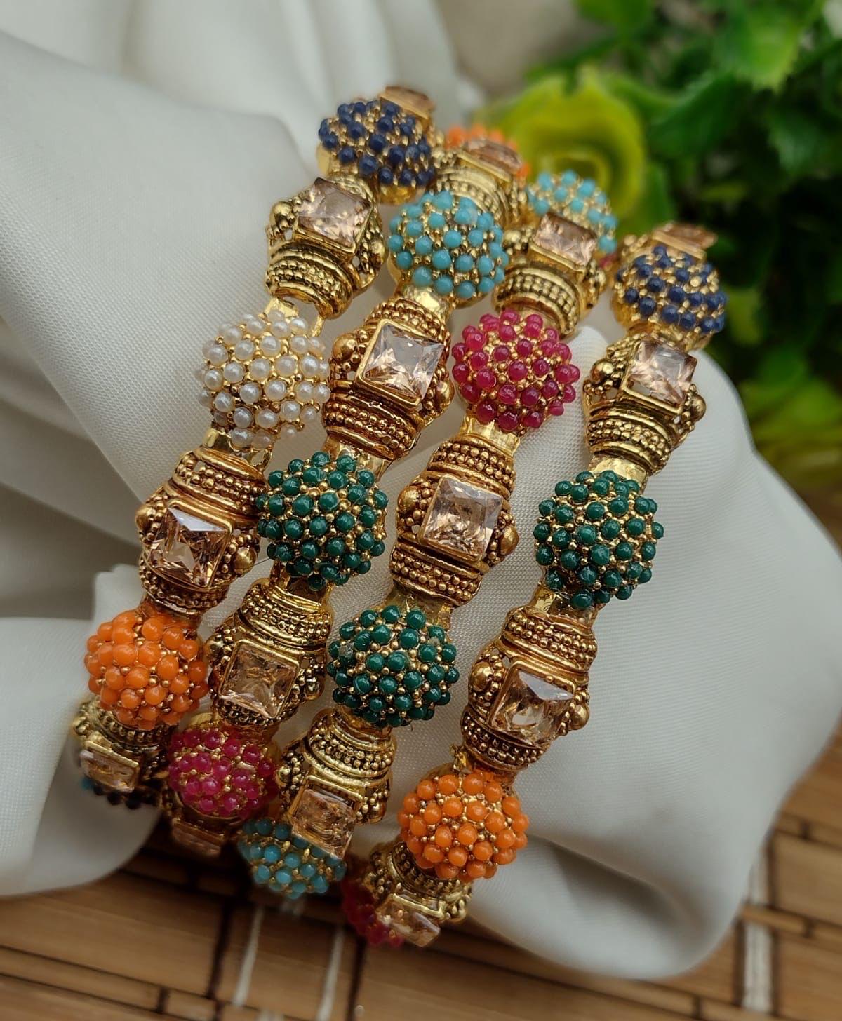 Bangles Nauratan / Pakistani Jewelry / Indian Jewelry / Wedding Jewelry ...