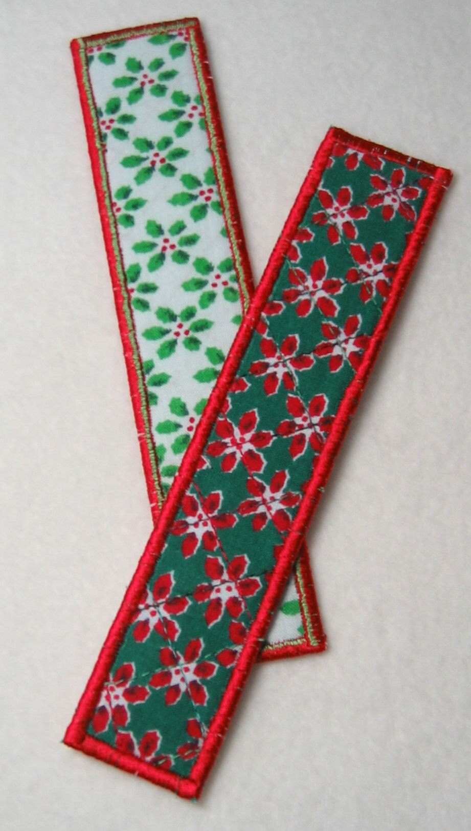 Red and Green Bookmark - Christmas Theme - Etsy