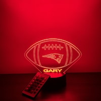 Customizable American Football 3D Night Light, American Football ...