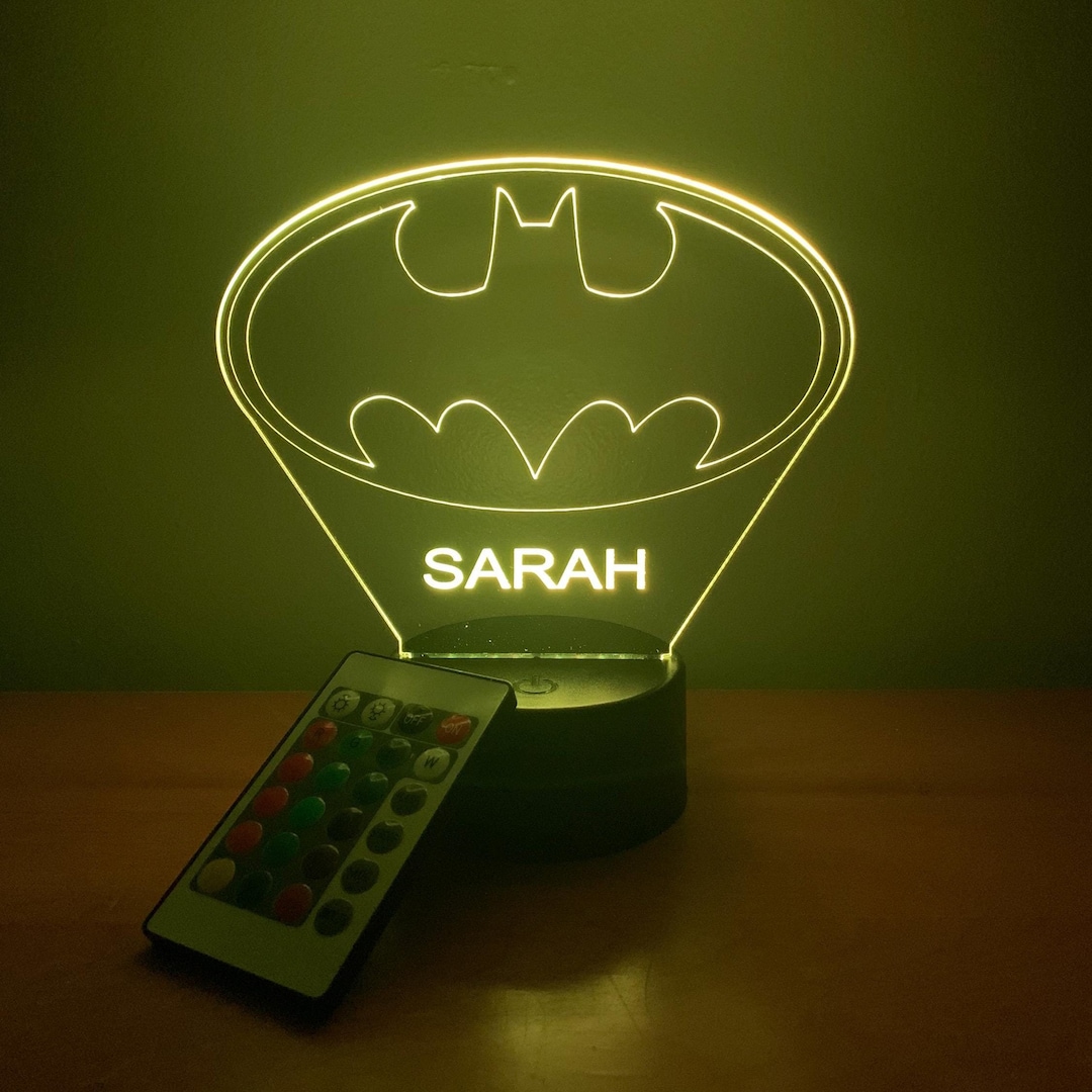 Kids Character LED Personalized Lamp - Etsy