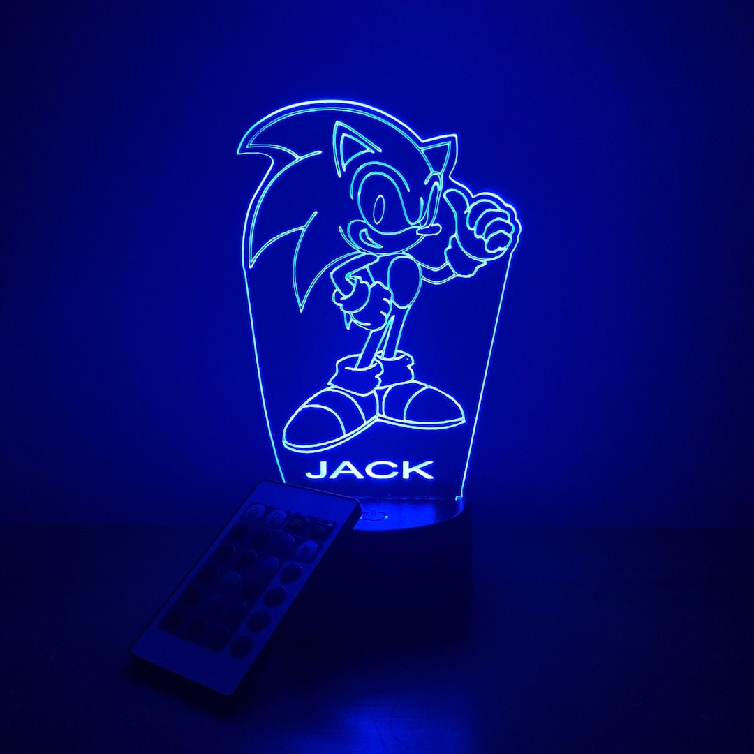 Kids Character LED Personalized Lamp - Etsy