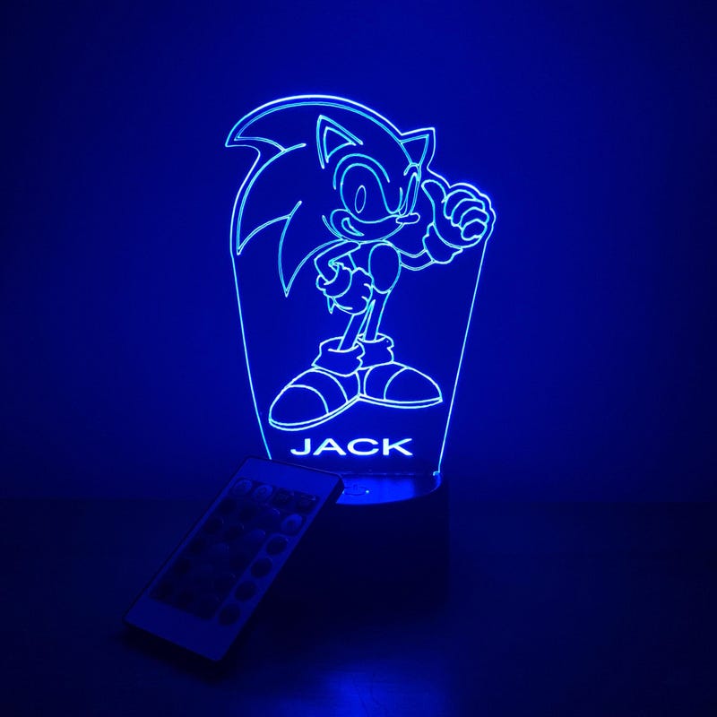 Sonic the Hedgehog Projector Lamp - Etsy New Zealand