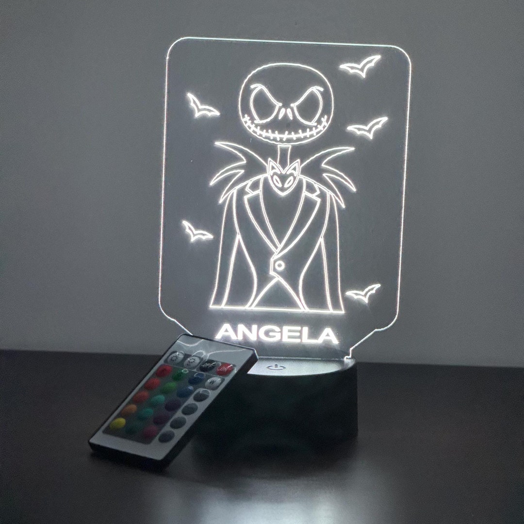 Kids Movie Character LED Personalized Lamp - Etsy