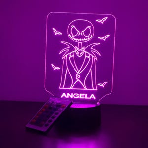 Kids Movie Character LED Personalized Lamp - Etsy