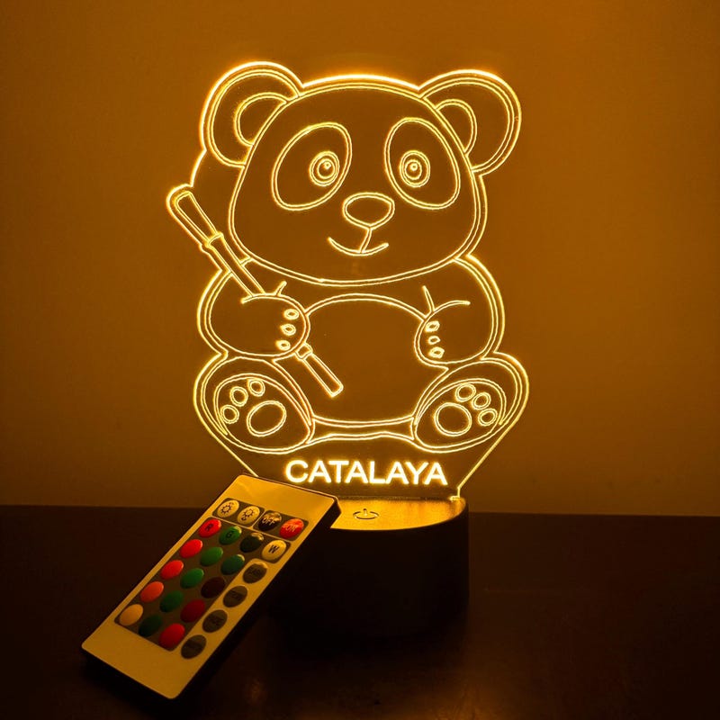 Panda Lamp - Etsy