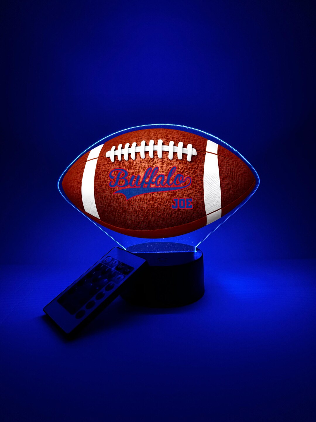 Buffalo Football Night Light LED Table Desk Lamp Sports Team Player Fan ...