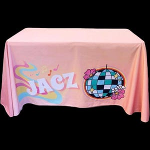 Custom Tablecloth - Ships Next Day Made in USA - Full Color Print ...