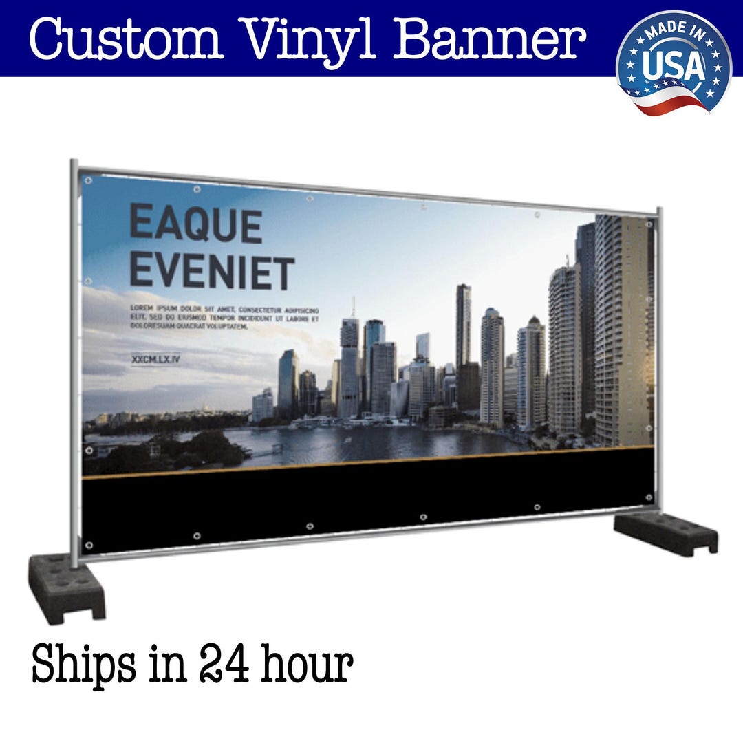Custom Full-color Vinyl Banner Printing – Free Design & Overnight ...