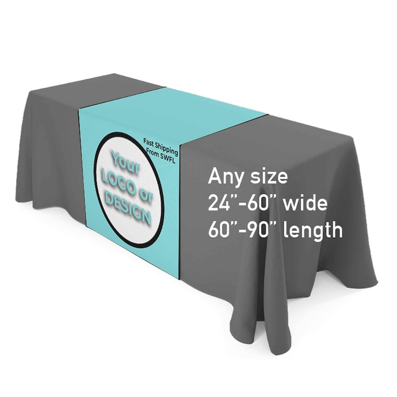Personalized Tablecloth With Logo - Etsy