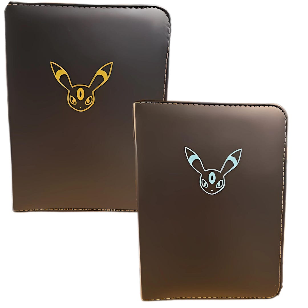 Premium Pokémon Eeveelution Card Binder - Umbreon and Shiny Umbreon 400 ...