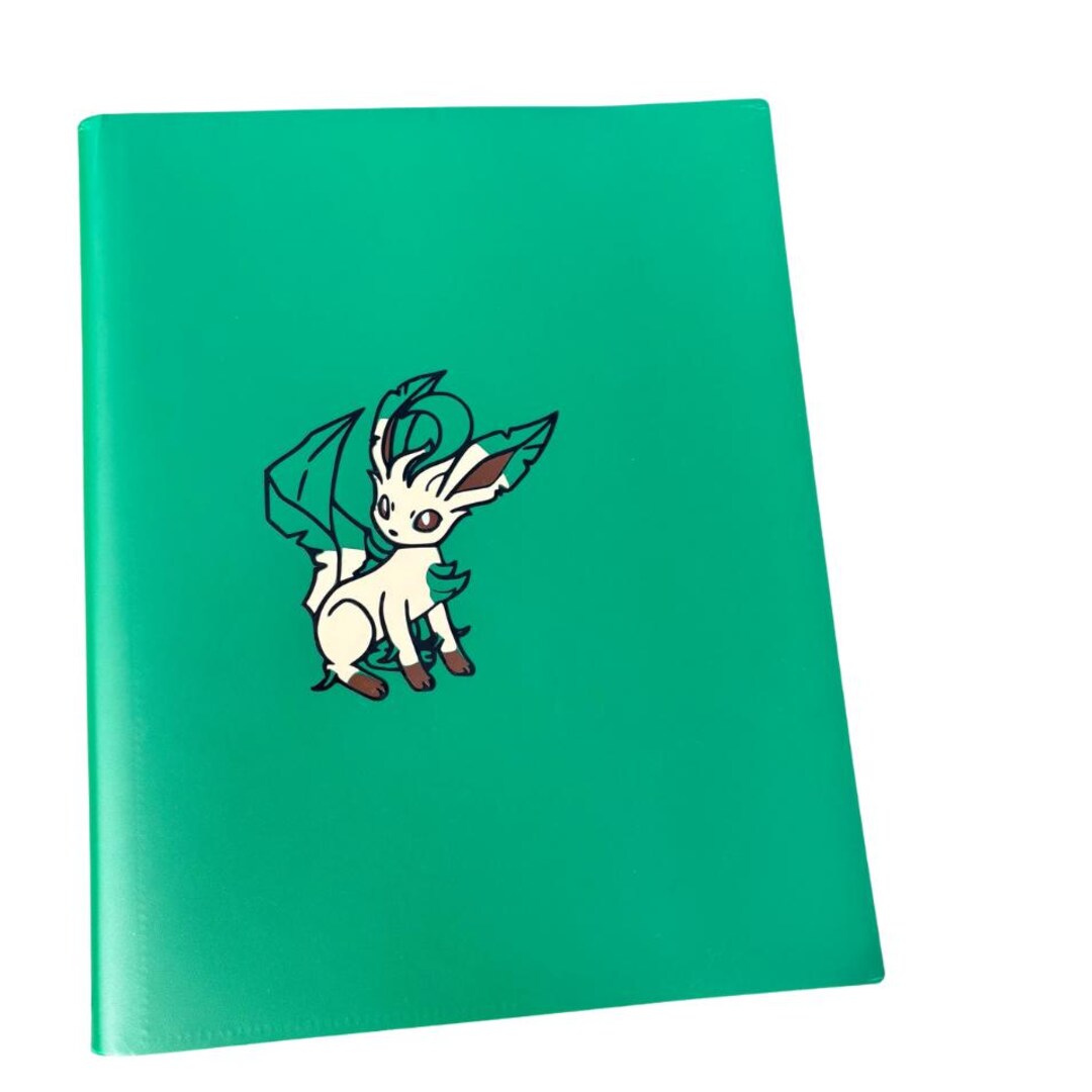 Pokémon Leafeon Eeveelution Card Binder - 360 Card Capacity Side Loader ...