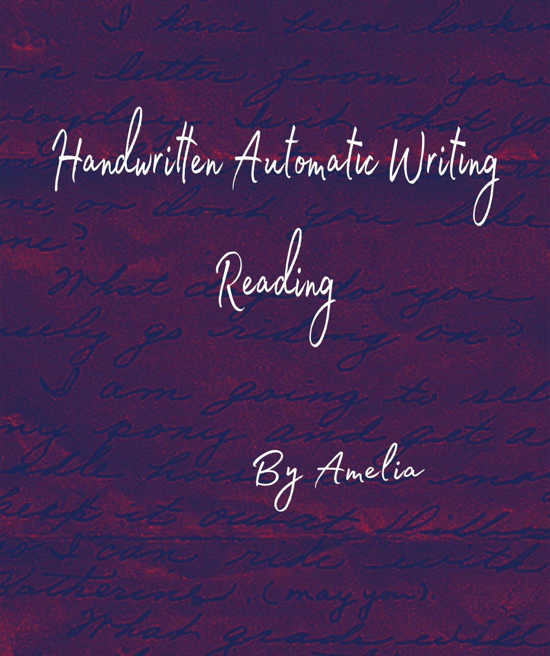 Handwritten Automatic Writing Session - Channeled Message From Sprit by ...