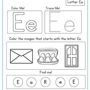 Pre-k Alphabet Worksheets, Letter Tracing, Preschool ABC Printable ...