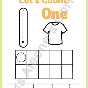 Tracing 1-10 Numbers With Ten Frame, Preschool Worksheet Printable ...