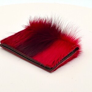 Red Fur Wallet - Etsy