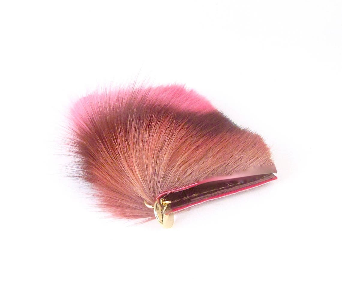 Pink Fur Wallet - Etsy