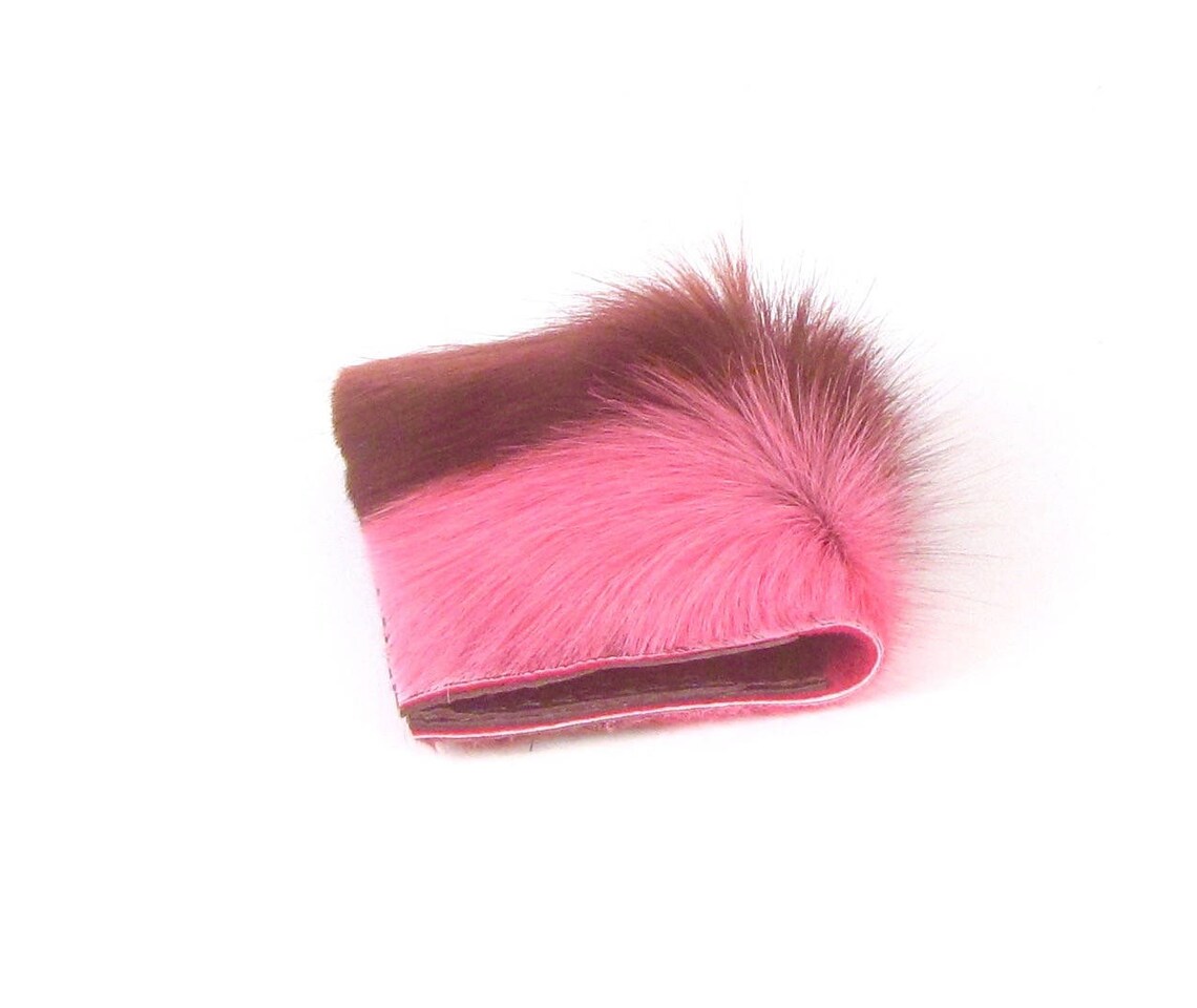 Pink Fur Wallet | Etsy