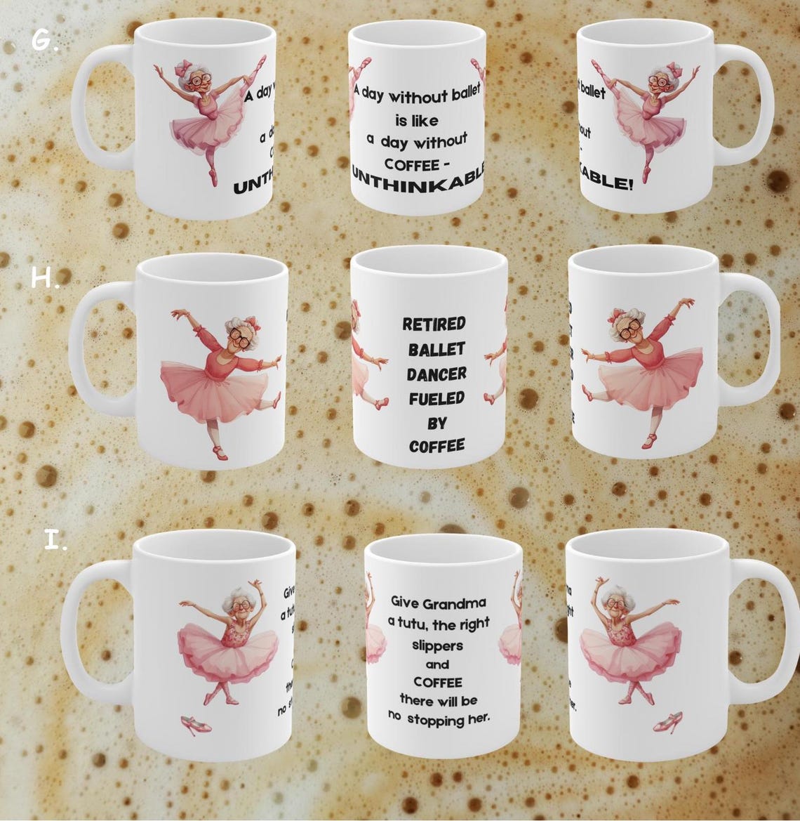 Ballet Mug Sassy Old Dancer Mug Retired Ballerina Coffee Mug Tutu ...