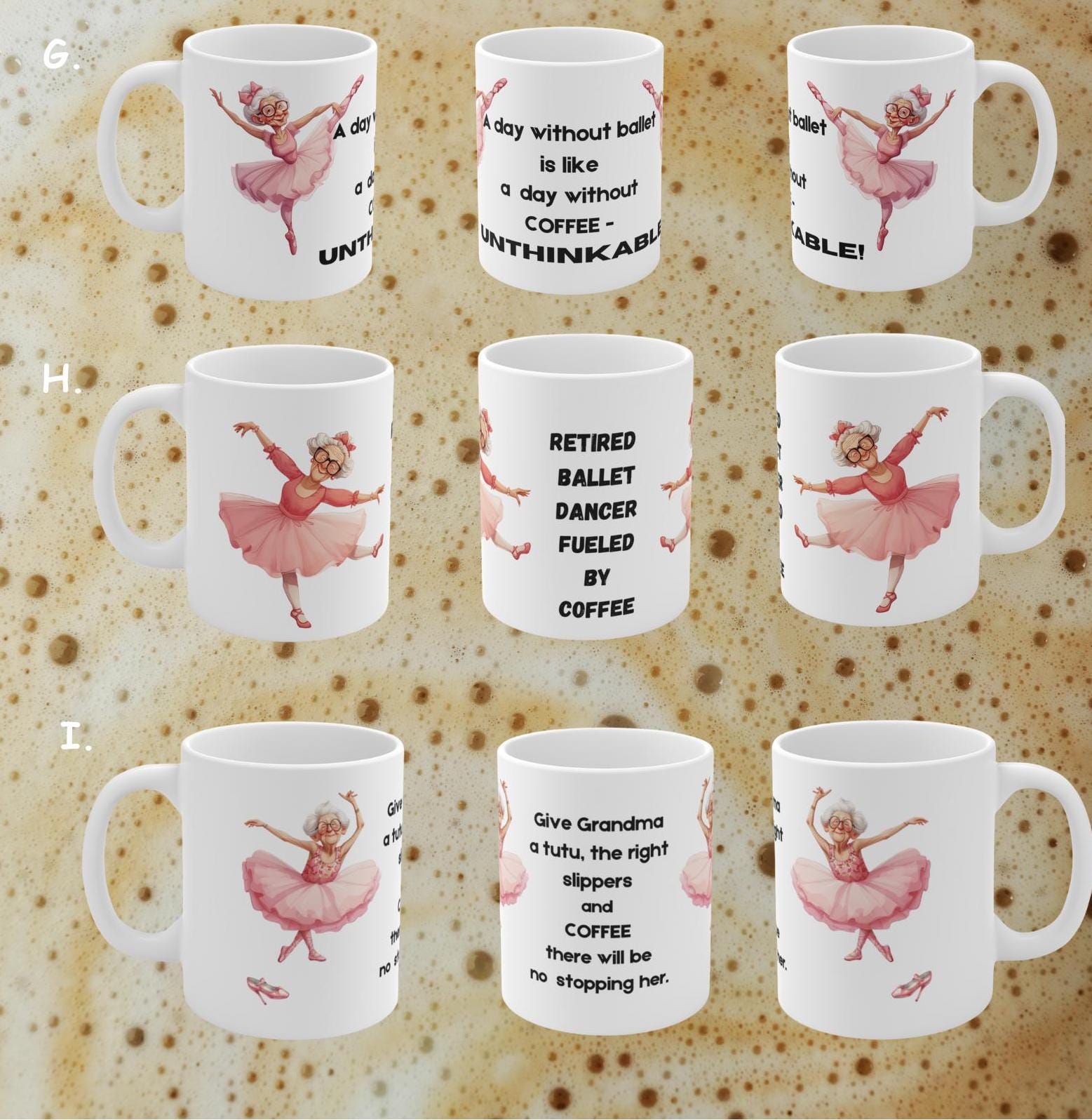 Ballet Mug Sassy Old Dancer Mug Retired Ballerina Coffee Mug Tutu ...