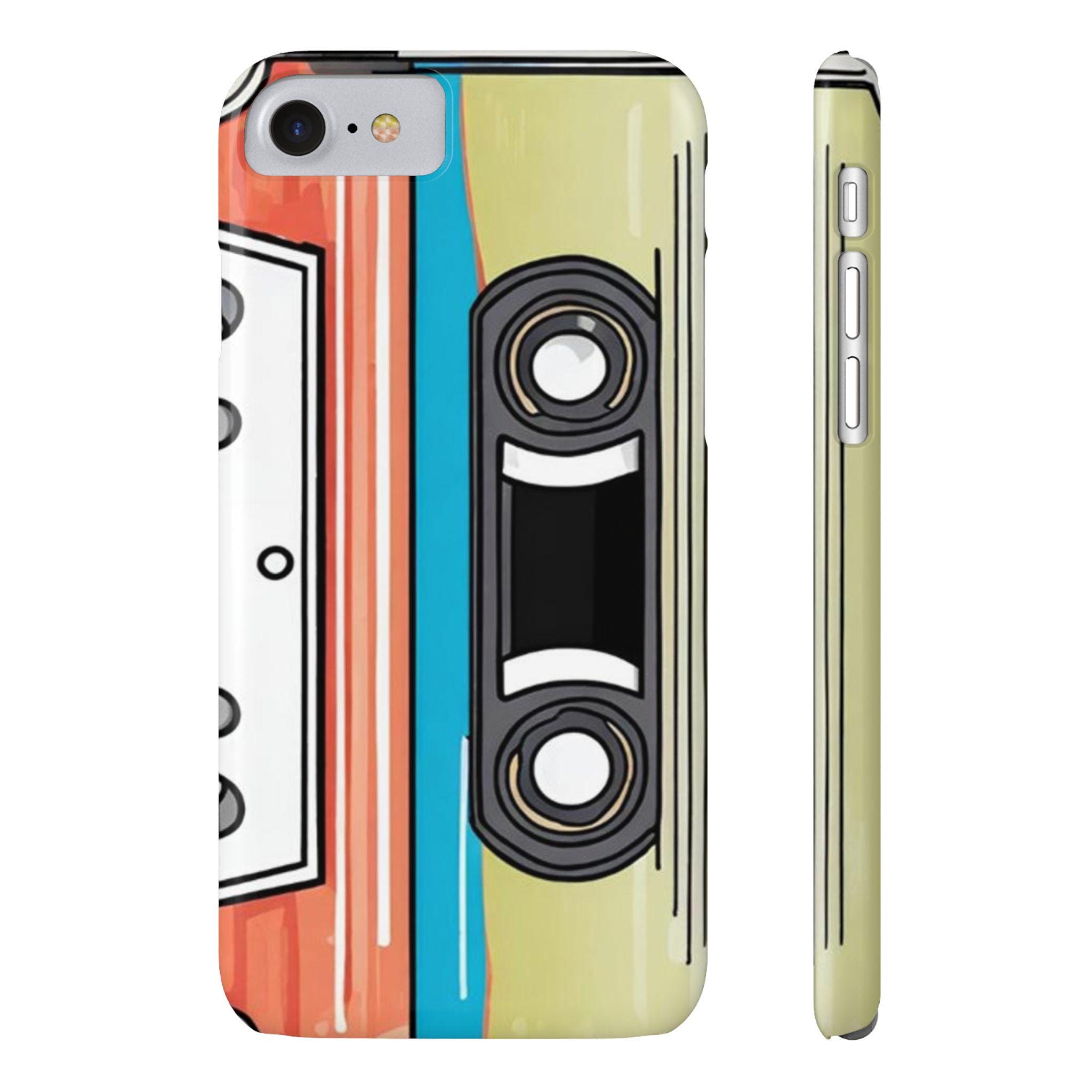 80's Cassette 2 Slim Phone Cases - Etsy