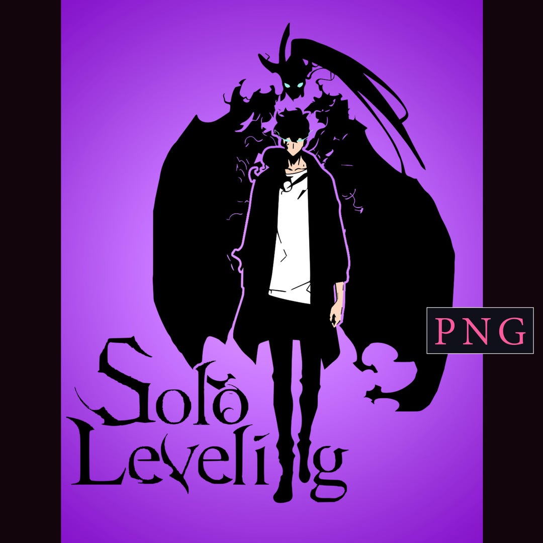 Solo Leveling PNG Digital PNG Sabaniordiy - Etsy
