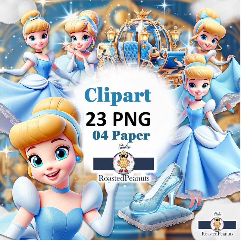 Cinderella Stickers - Etsy