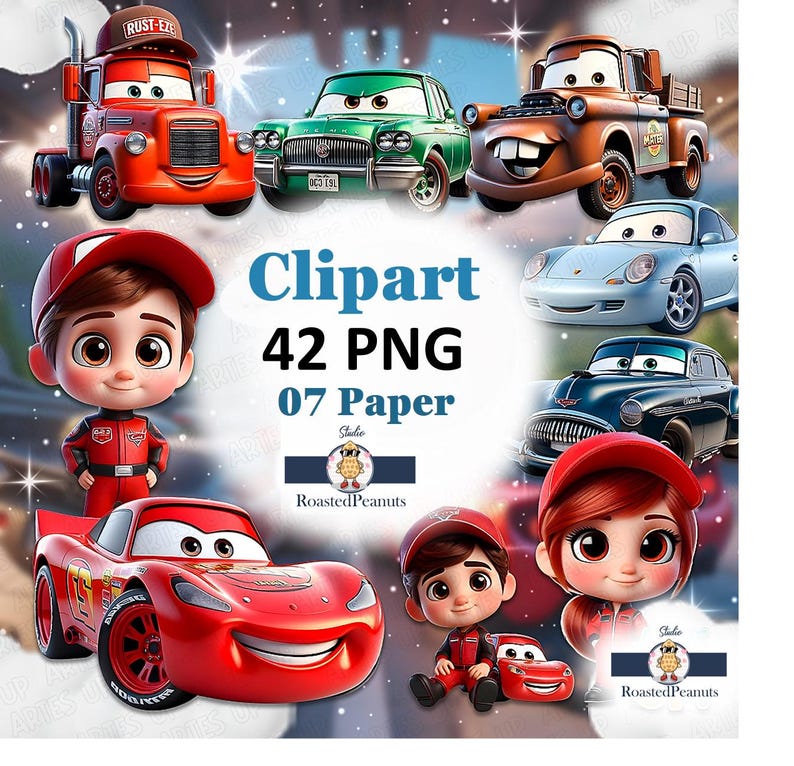 Cars PNG Cliparts Bundle, Cars PNG Cartoon Cliparts, Cars Sublimation ...