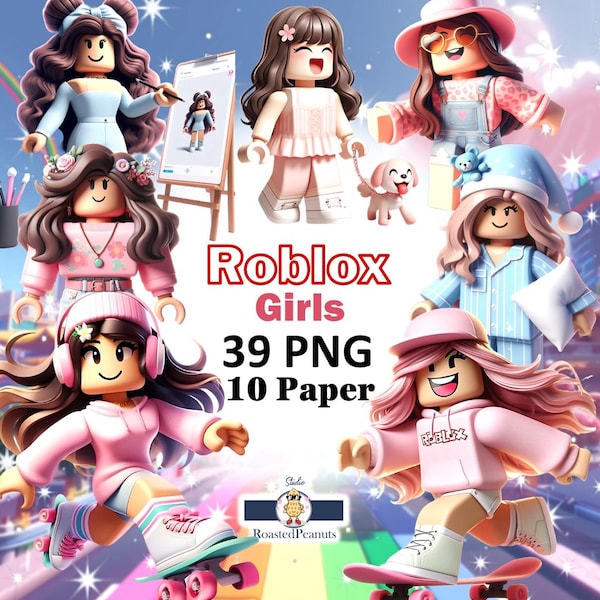 Roblox Girl Svg - Etsy