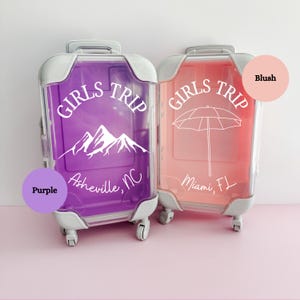 Girls Trip Mini Suitcase Hangover Kit Destination Bachelorette Party ...