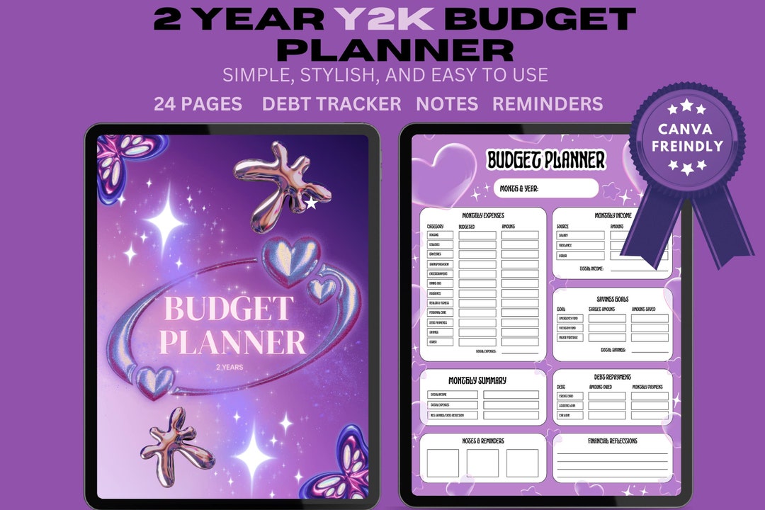 2 Year Budget Planner - Etsy