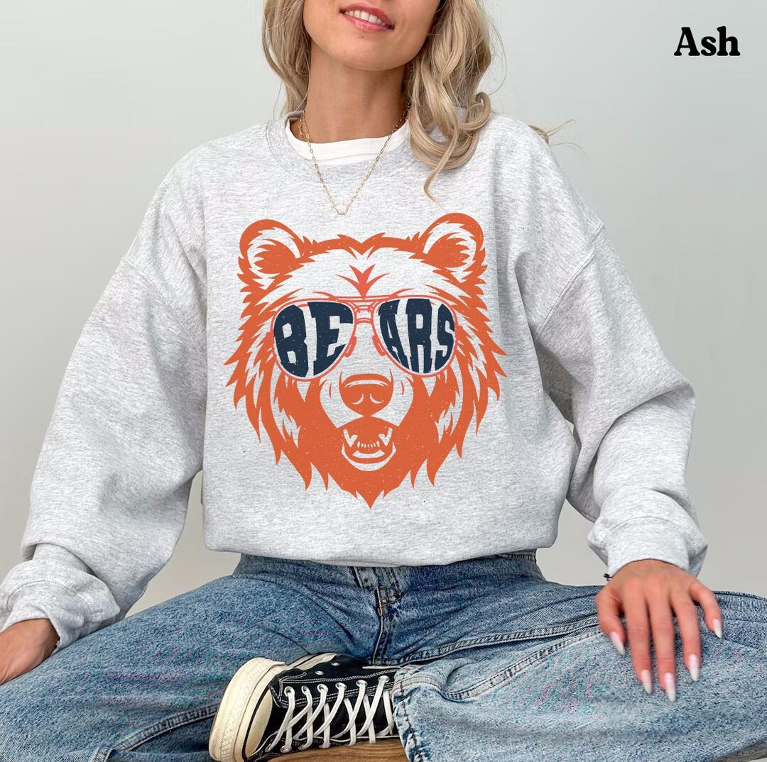 Bears Mascot Sweater, Favorite Team, Bear School Team Sweater, Bear ...