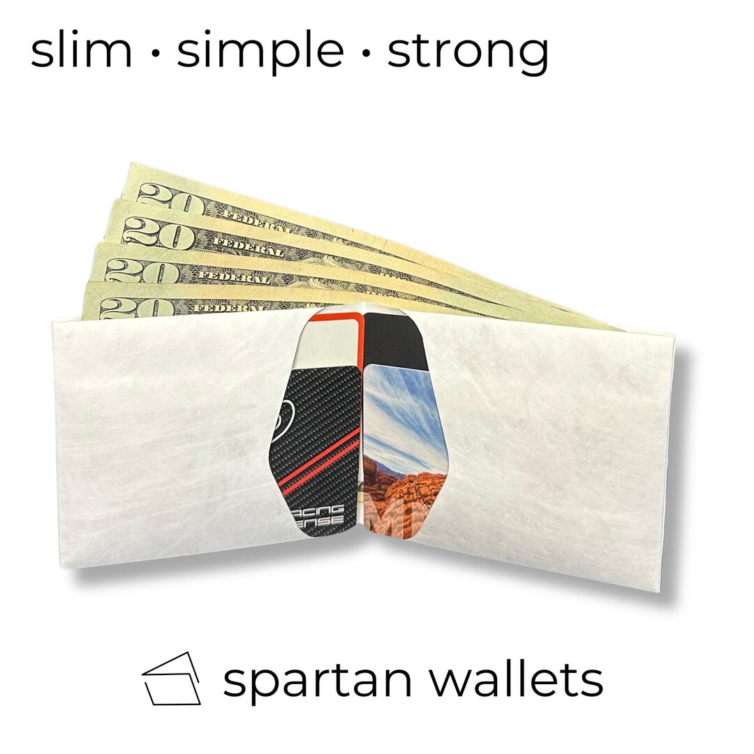 Super Lightweight Slim Simple Wallet | Tyvek Paper Wallet | Minimalist ...