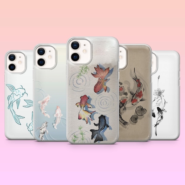 Blue Koi Fish Phone Case - Etsy