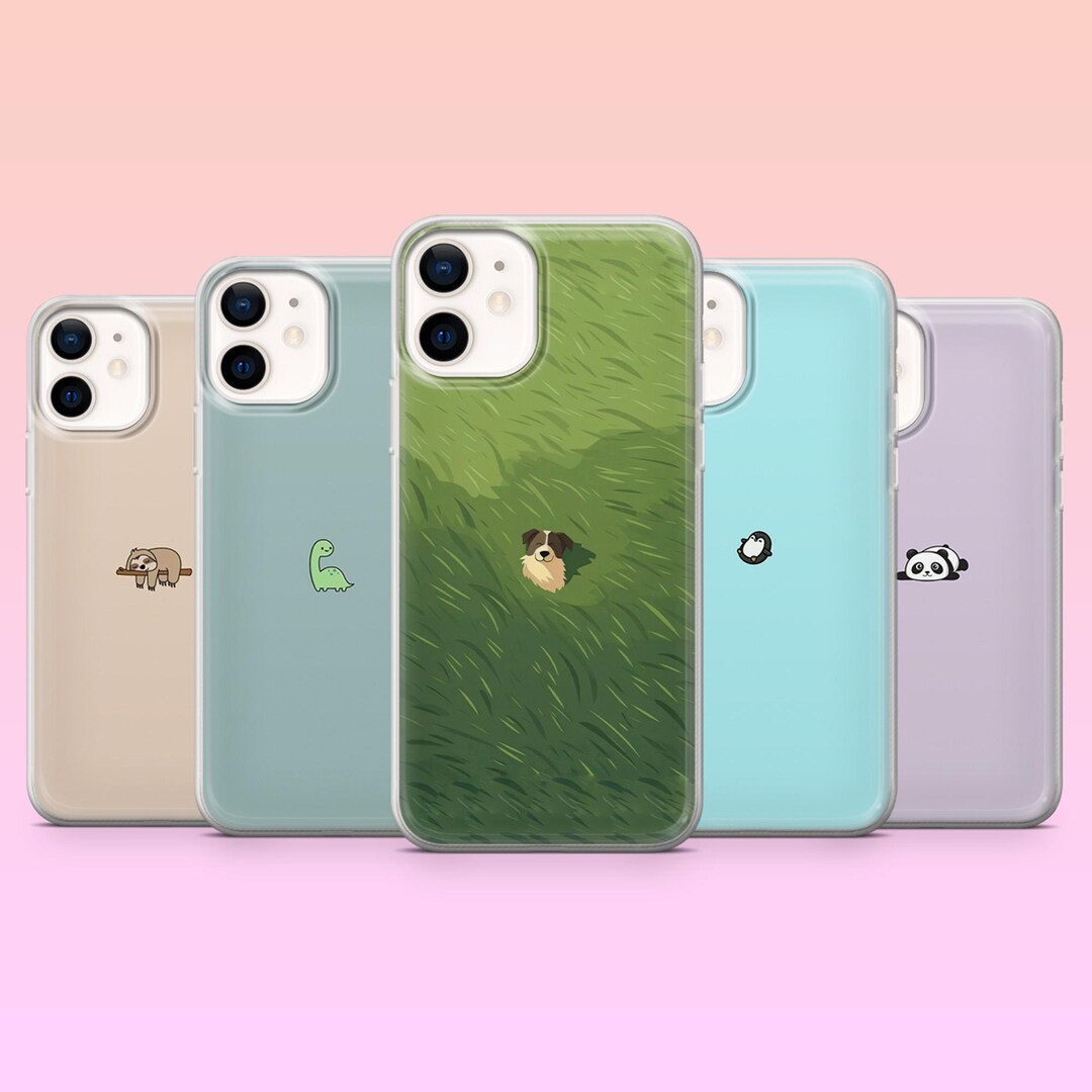 Simple Animal Phone Case Cute Dog Minimalist Cover for iPhone 17, 17pro ...