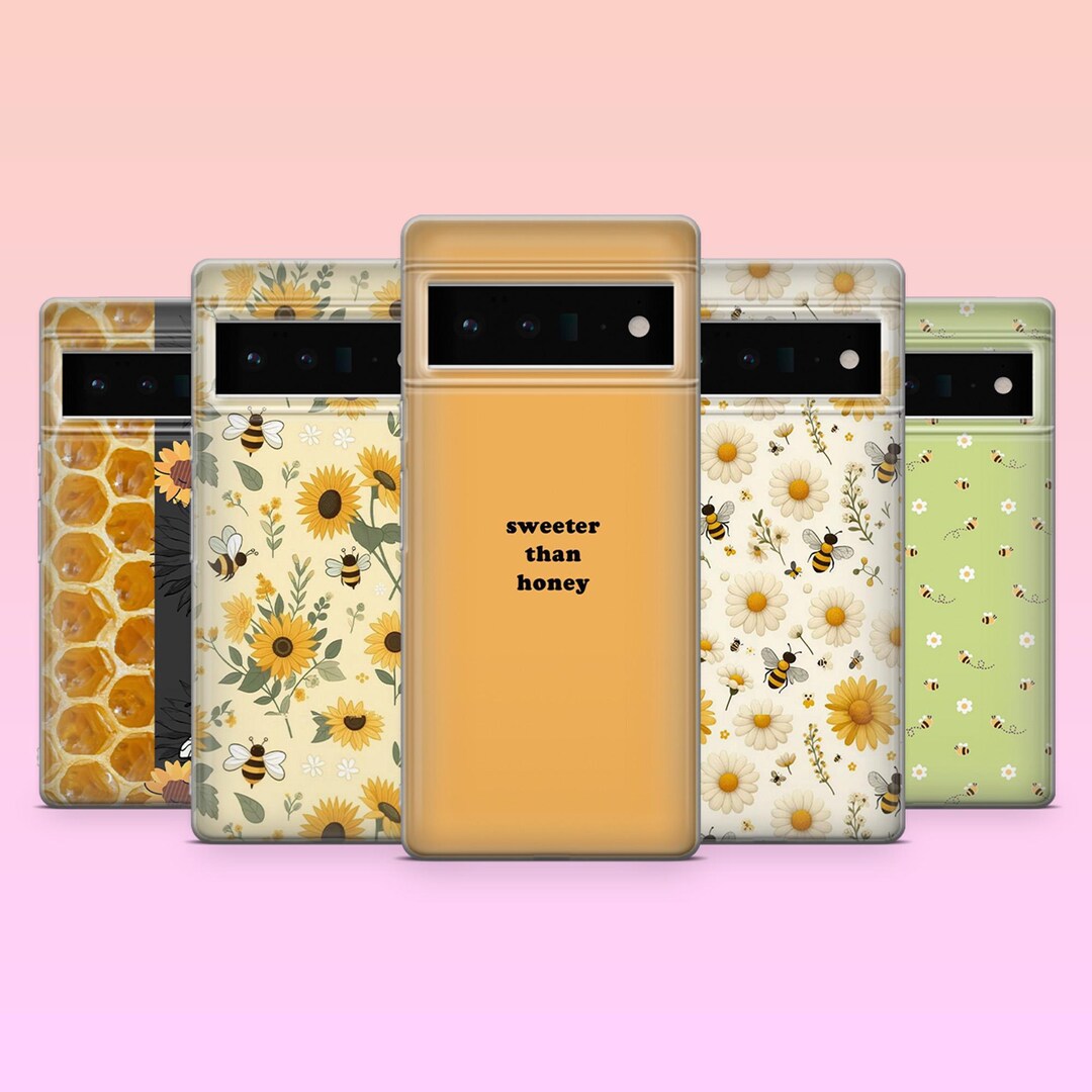 Bee Phone Case Bees Aesthetic Honey Cover for Google Pixel 9, 9pro, 8A ...
